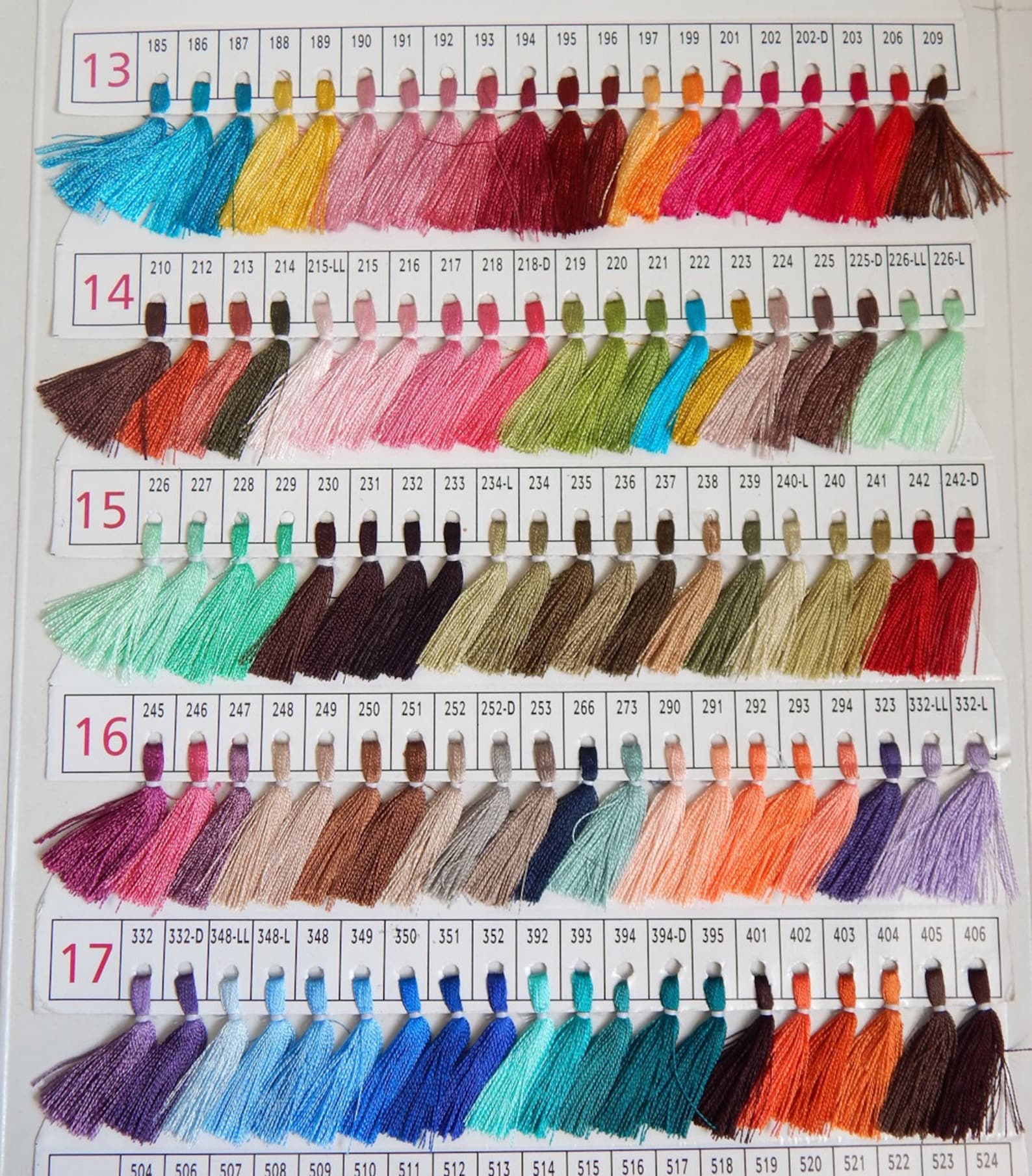 Silk Thread 30 Spools Wholesale Indian Silk Thread Art Silk | Etsy