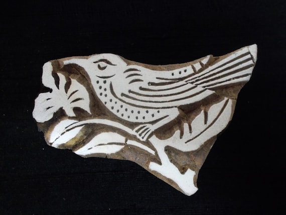 Bird Design Indian Block Printing Stamps/wooden Block for | Etsy