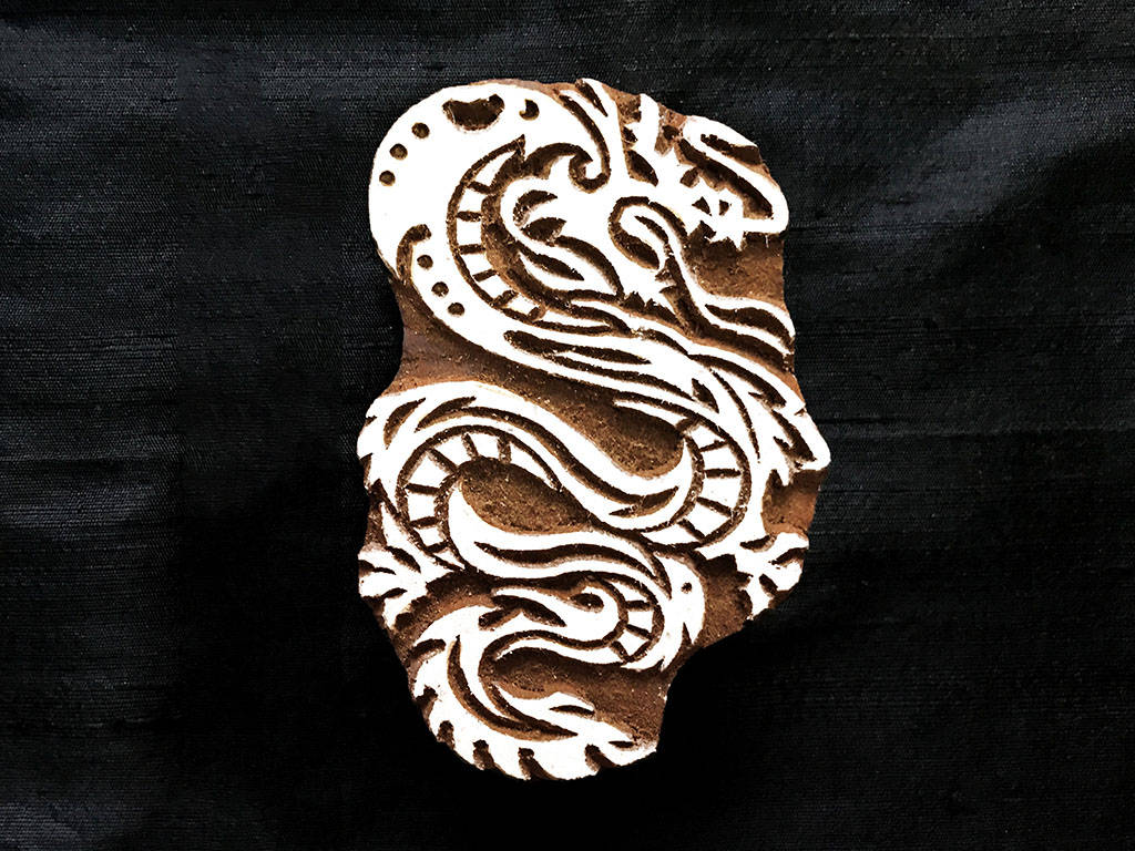 Dragon Indian Block Printing Stamps/wooden Block for Printing/ | Etsy