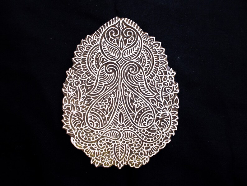 Intricate Design Indian Block Printing Stamps/hand Carved - Etsy
