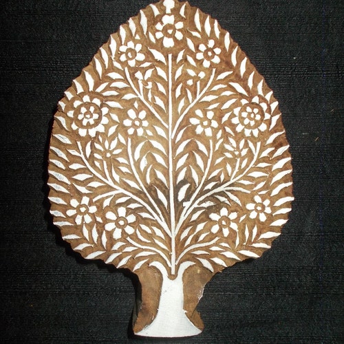 Tree of Life Indian Block Printing Stamps/wooden Block for - Etsy