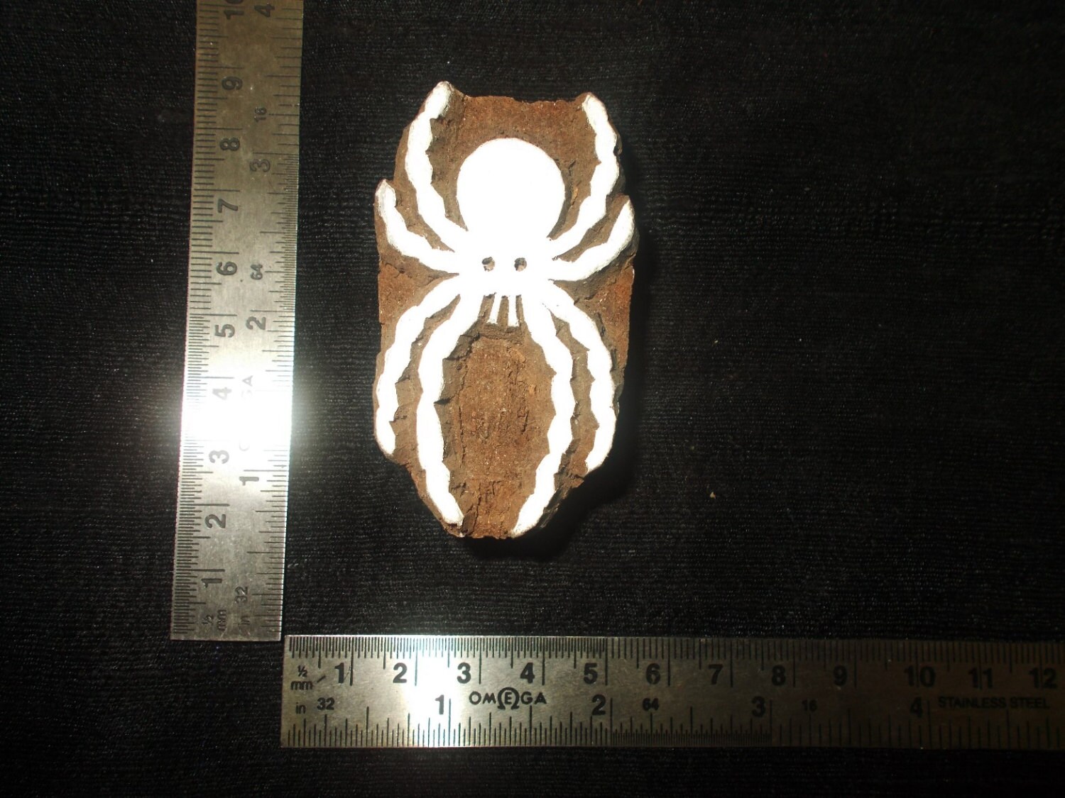 Spider Design Hand Carved Indian Block Printing Stamps/wooden - Etsy