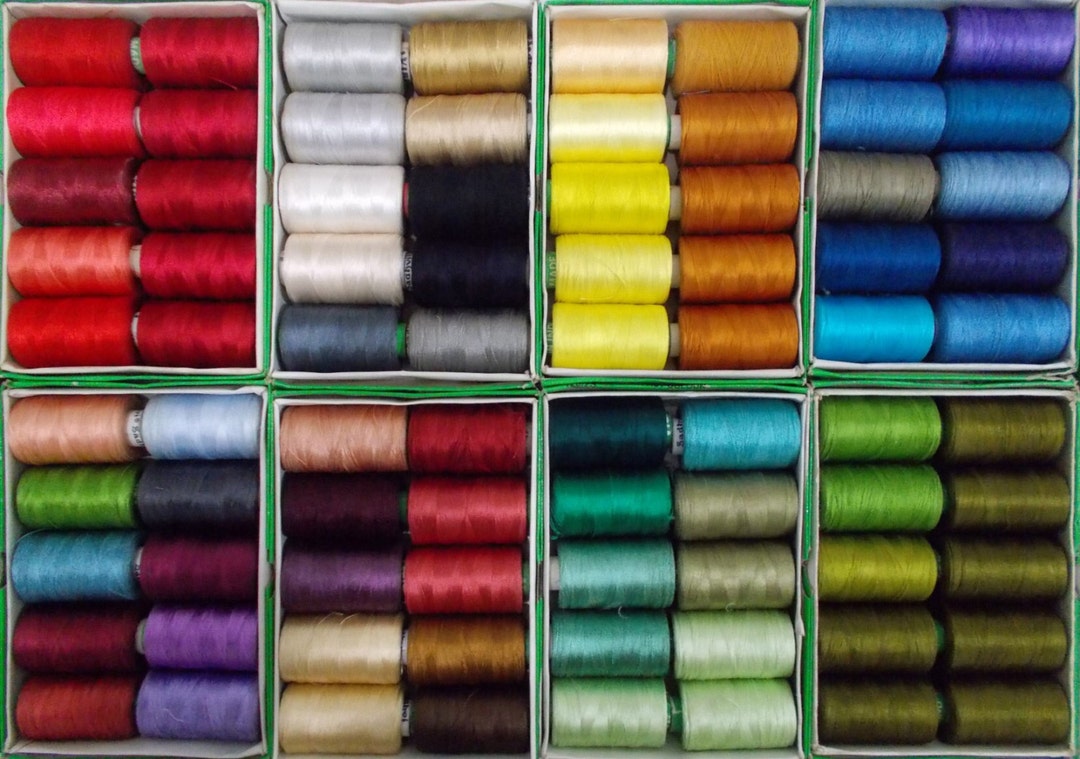 Art Silk Thread, 50 Spools Wholesale Indian Silk Thread, Art Silk ...