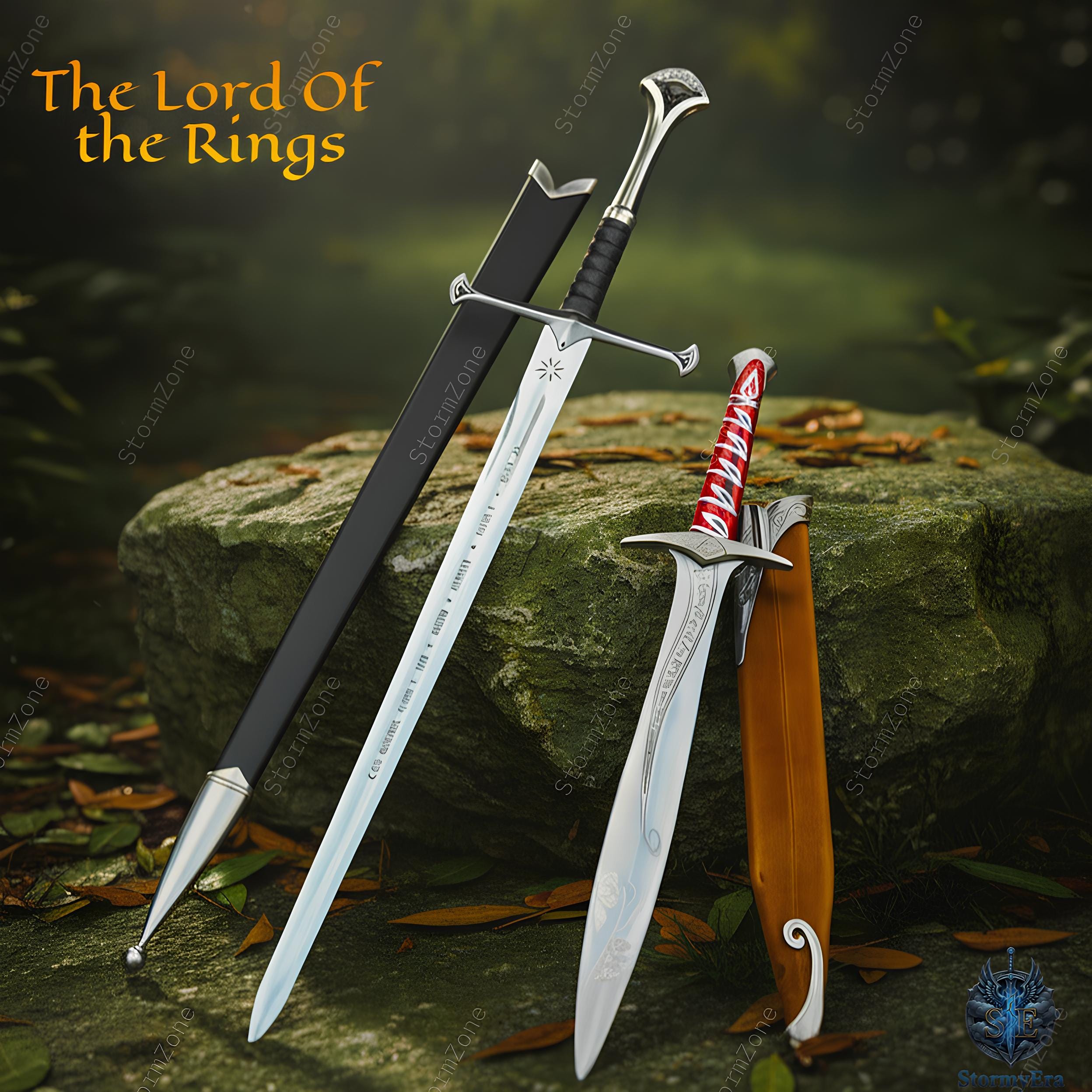 Handmade Anduril & Sting Sword Set | Inspired by Lord of the Rings ...