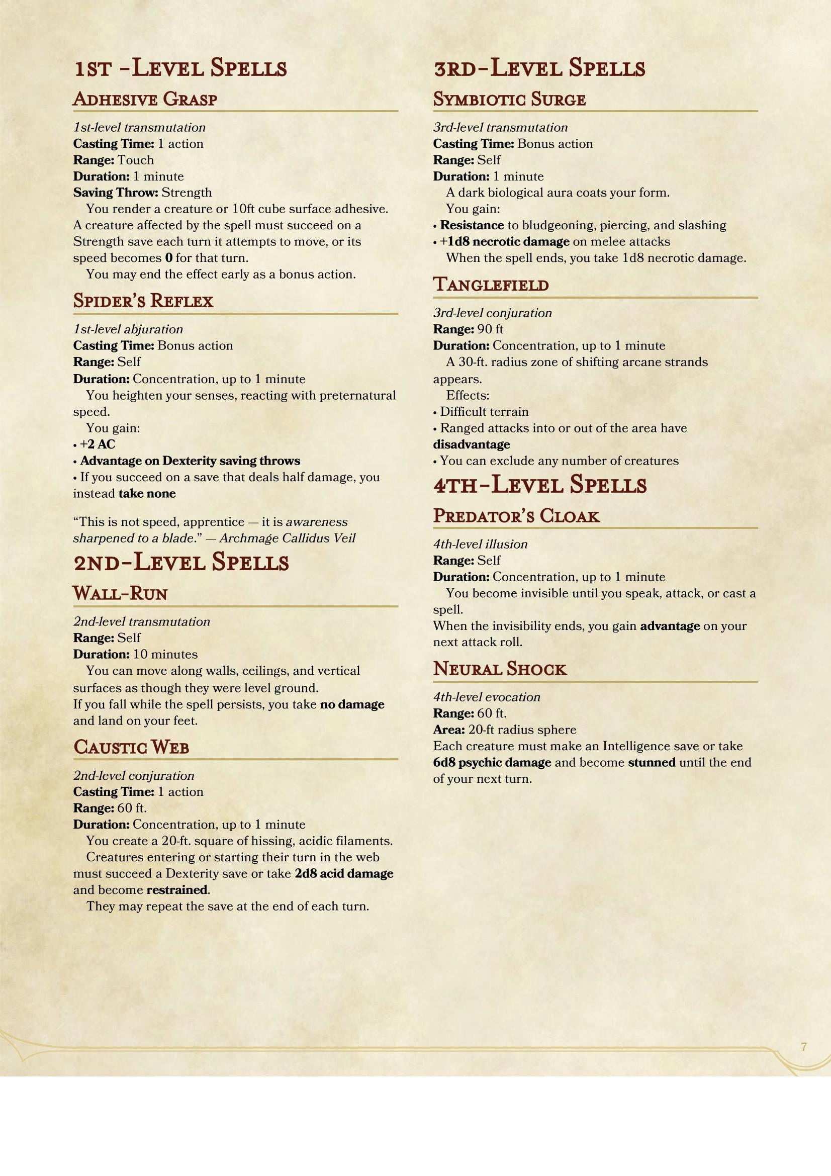 Codex Obscura: 5e D and D Gifts From the Infinite Web (PDF) - Etsy