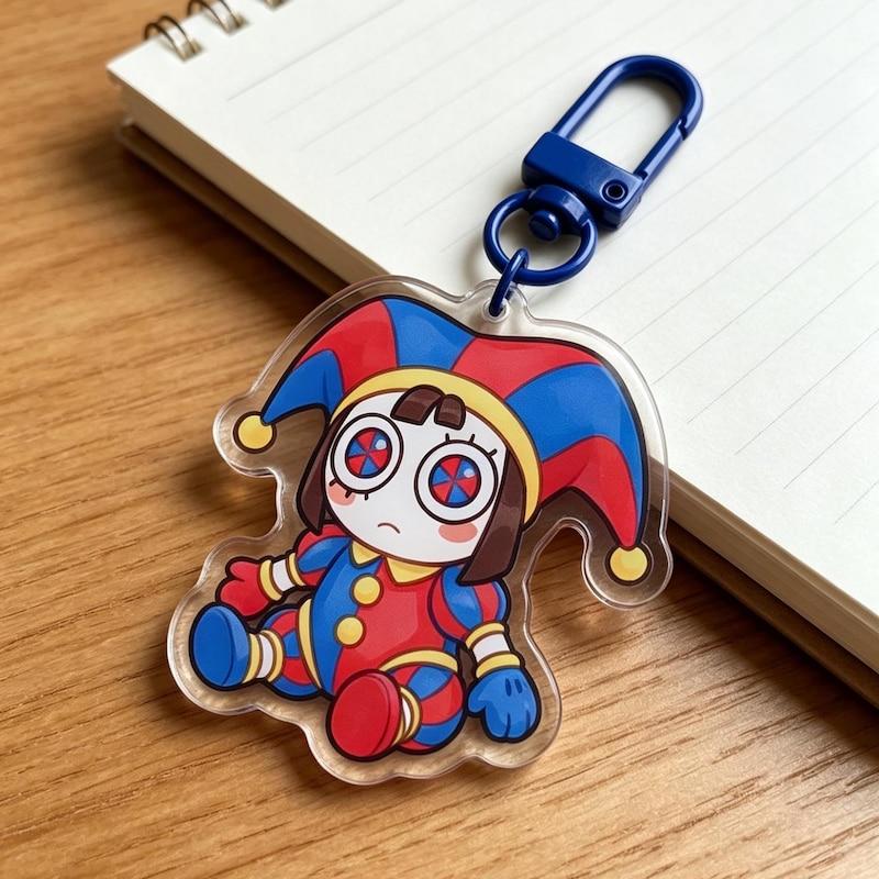 Pomni Keychain - Etsy