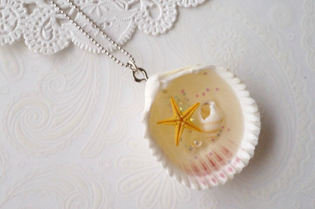 Large Shell Necklace - Etsy Australia