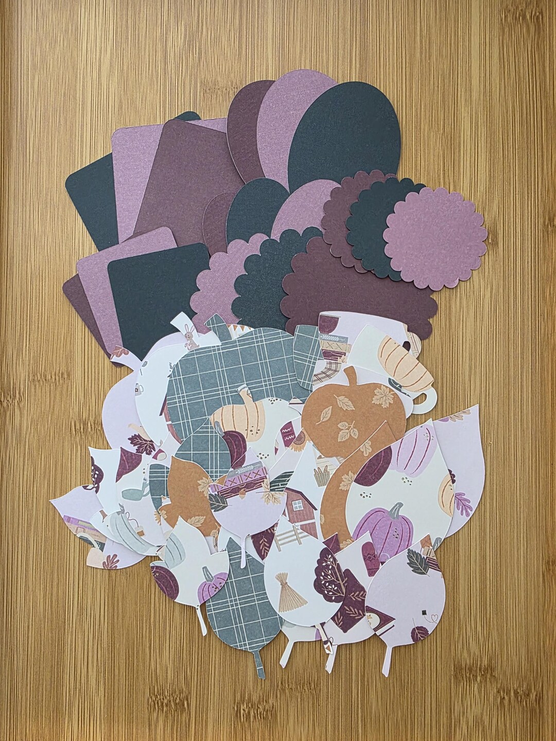Cozy Fall Paper Cutouts Variety Pack - 48ct (scrapbooking, Journaling ...