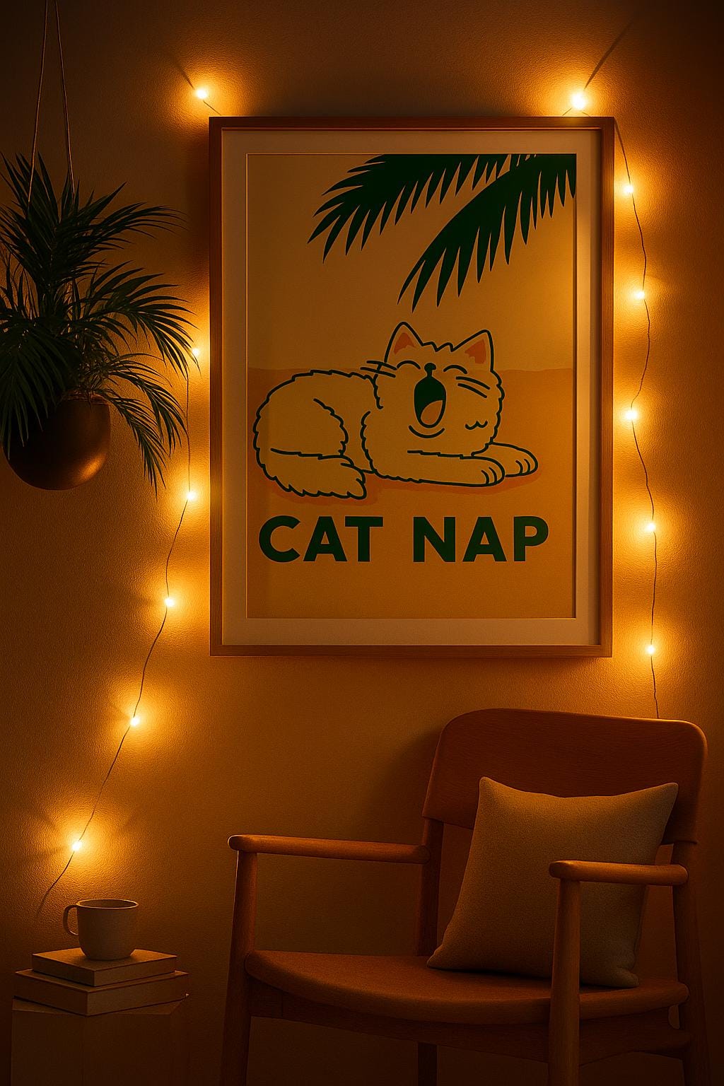 Funny Cat Nap Print: Sleepy Kitten Poster (digital Download) - Etsy