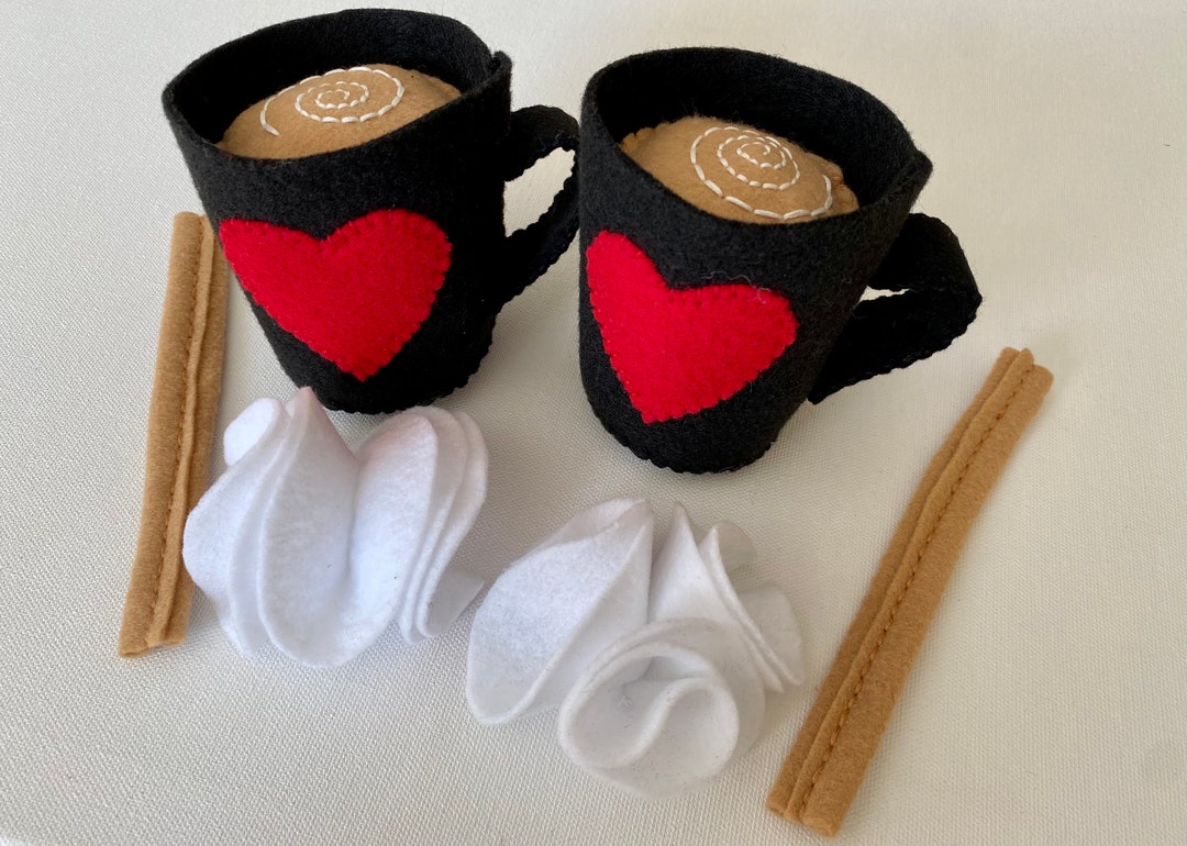 Felt Food Hot Chocolate Set, Felt Food Hot Chocolate, Felt Hot ...