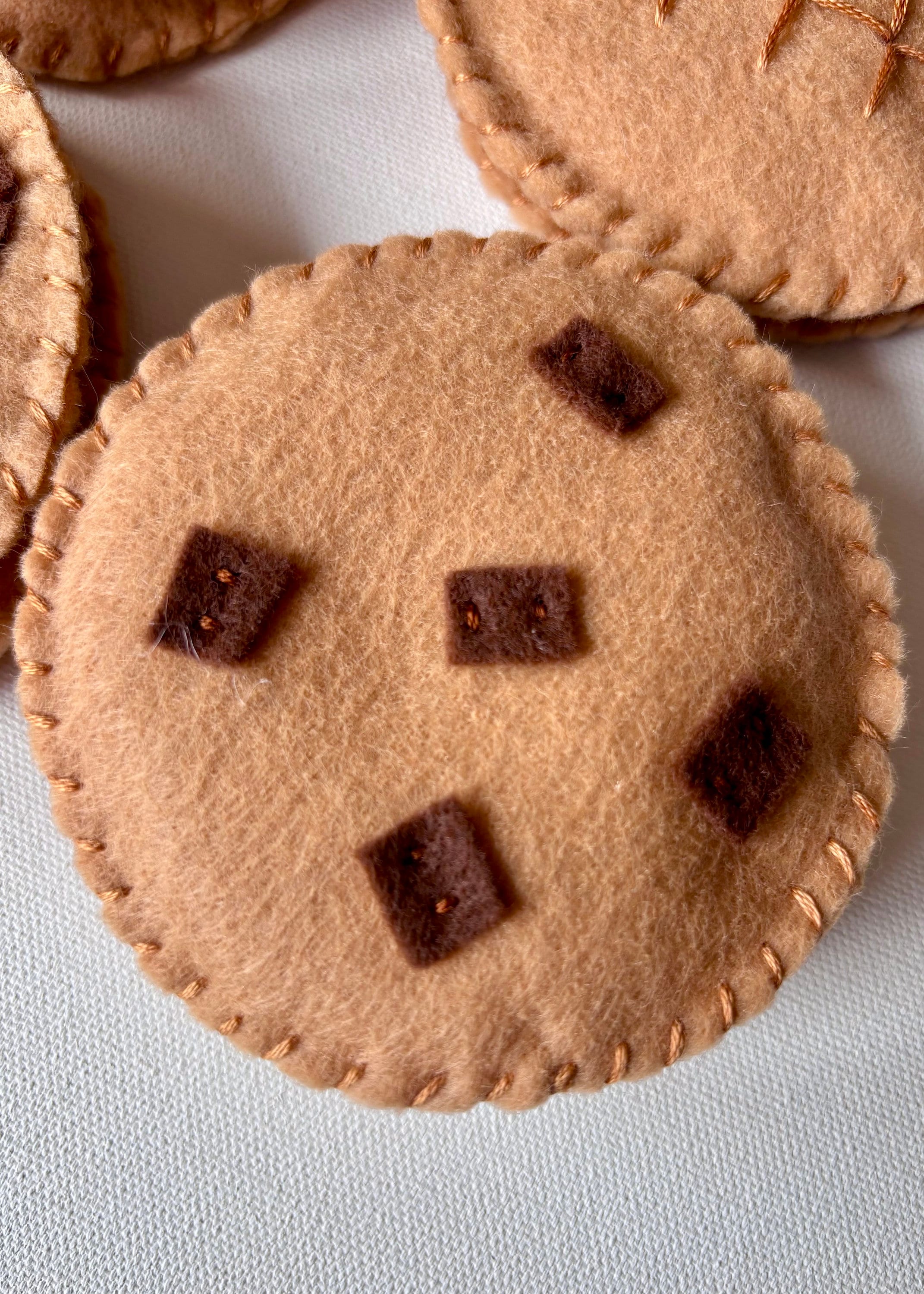 Felt Cookie, Felt Chocolate Chip Cookie, Felt Peanut Butter Cookie ...