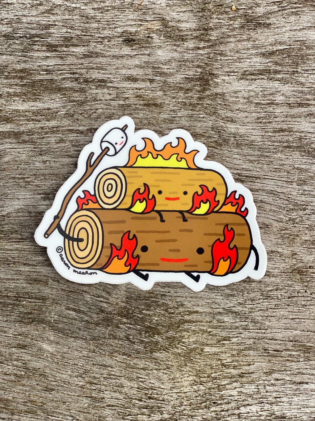 LOG PALS Vinyl Waterproof 3" X 2" Sticker - Etsy