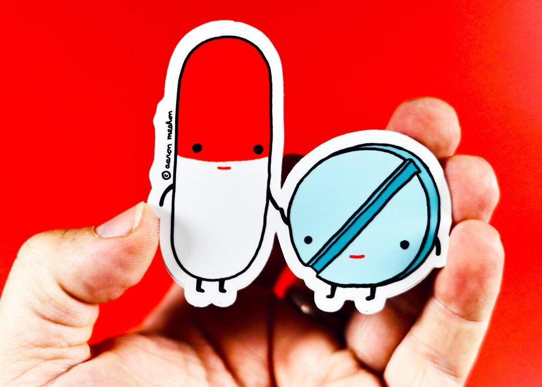 PILL PALS Vinyl Waterproof Sticker - Etsy