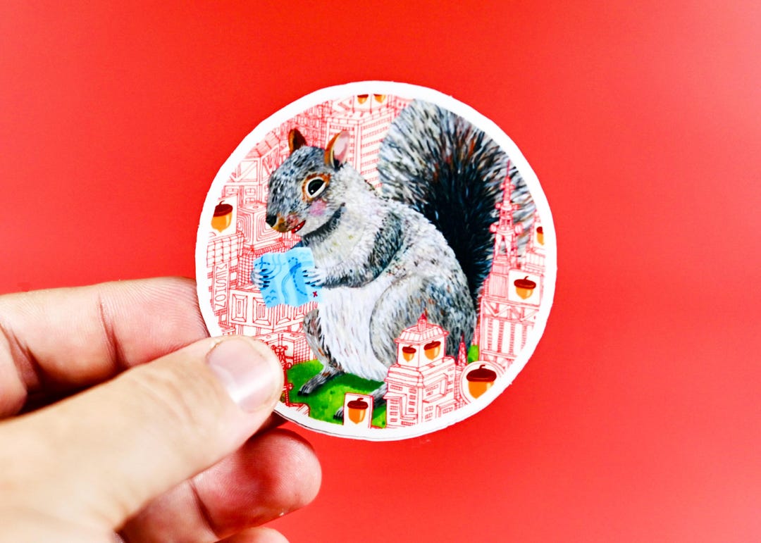 NUTS! Vinyl Waterproof 3"x 3" Sticker - Etsy