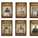 Wanted Poster ATC Cards, Crime Theme Ephemera, Printable ATC, Digital ...