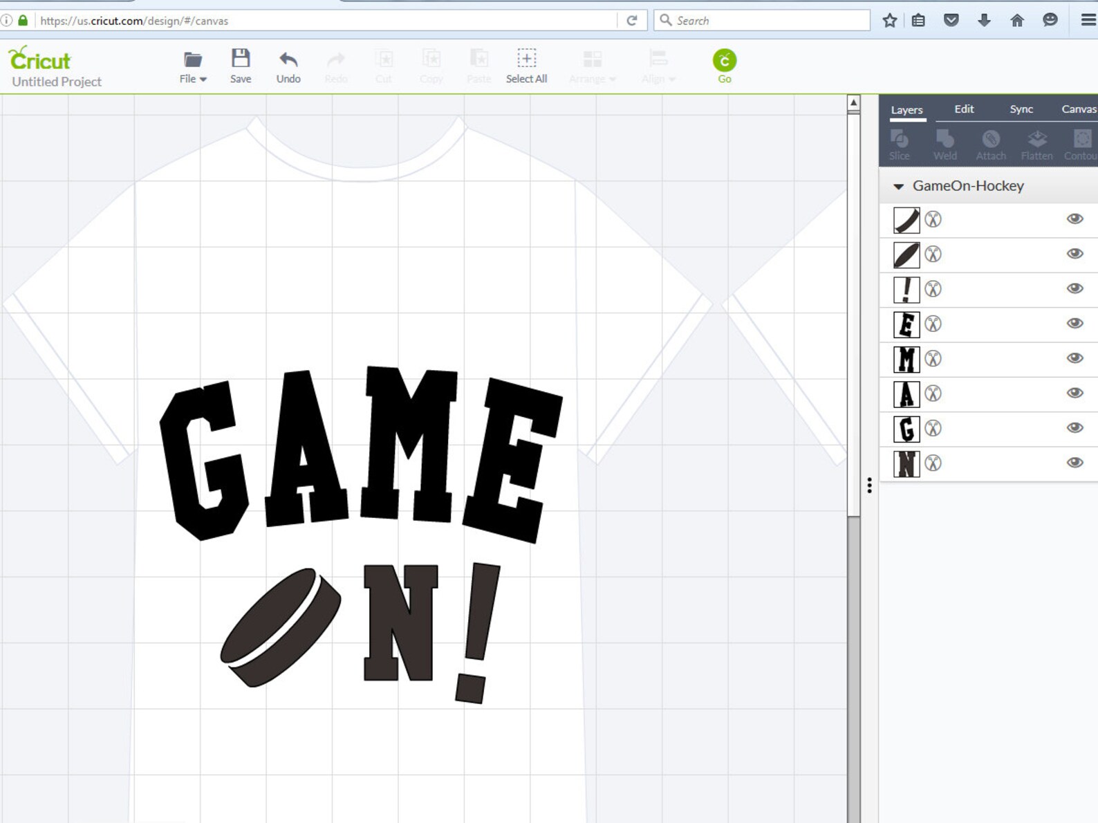 Game on Hockey Puck SVG Png Pdf / Cricut Electronic Cutter | Etsy