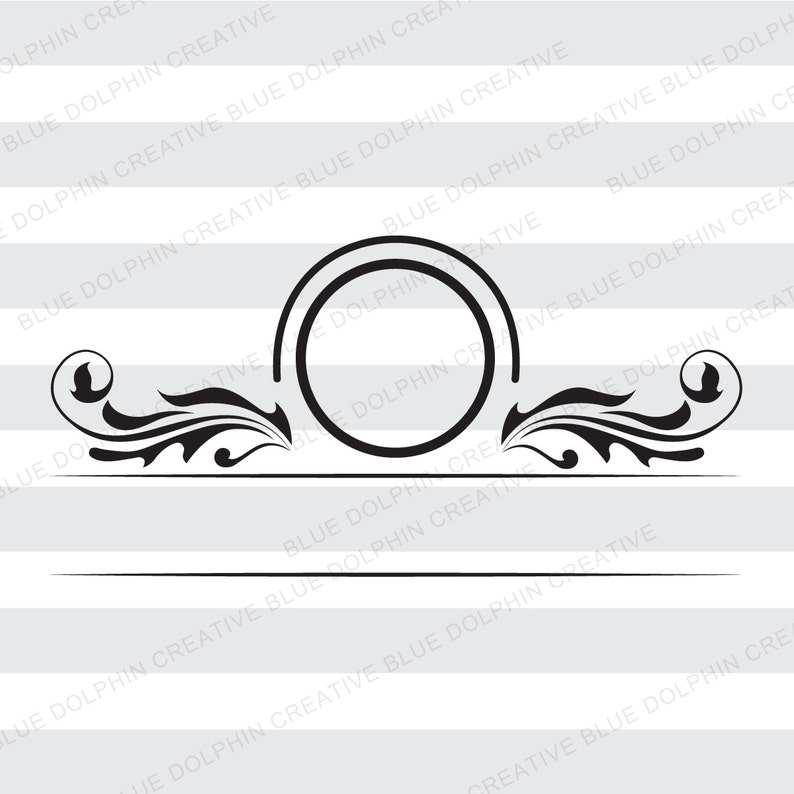 Mailbox Monogram Name Frame SVG Png Pdf Dxf Jpg Ai Cutting File, Front ...