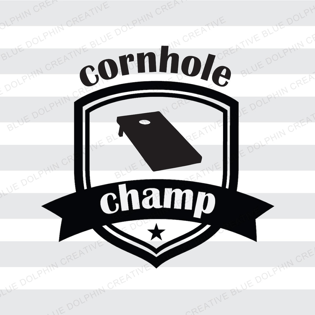 Cornhole Champ SVG PNG PDF / Corn Hole Cut File / Tailgating Game ...