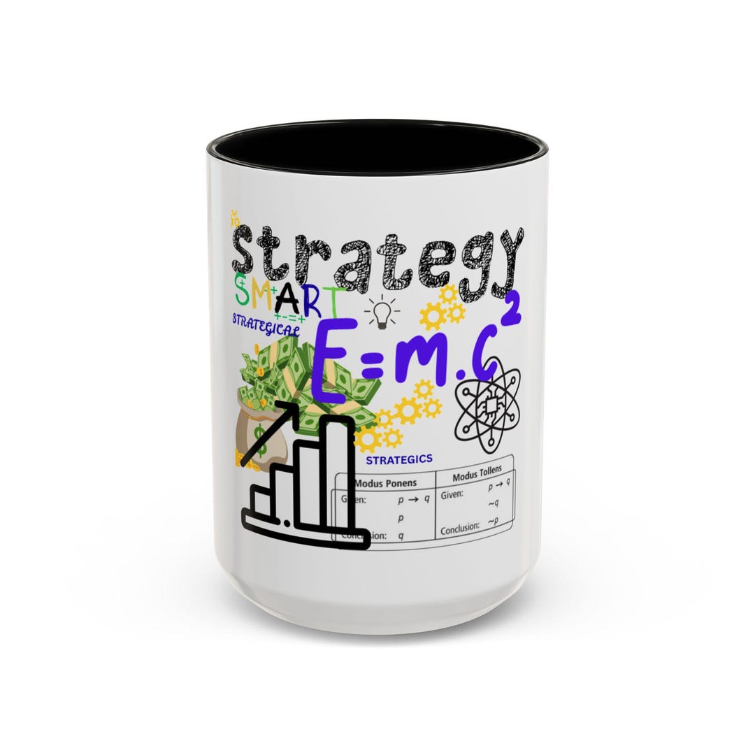 Smart Strategy Coffee Mug | Teacher Gift, Study Mug, Science Cup ...
