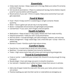 Complete Family Emergency Preparedness Binder | Disaster Planning Kit ...