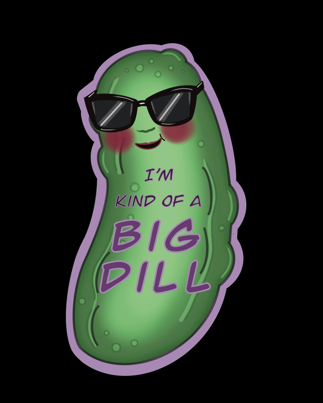 Big Dill Sticker. Waterproof, Die Cut - Etsy