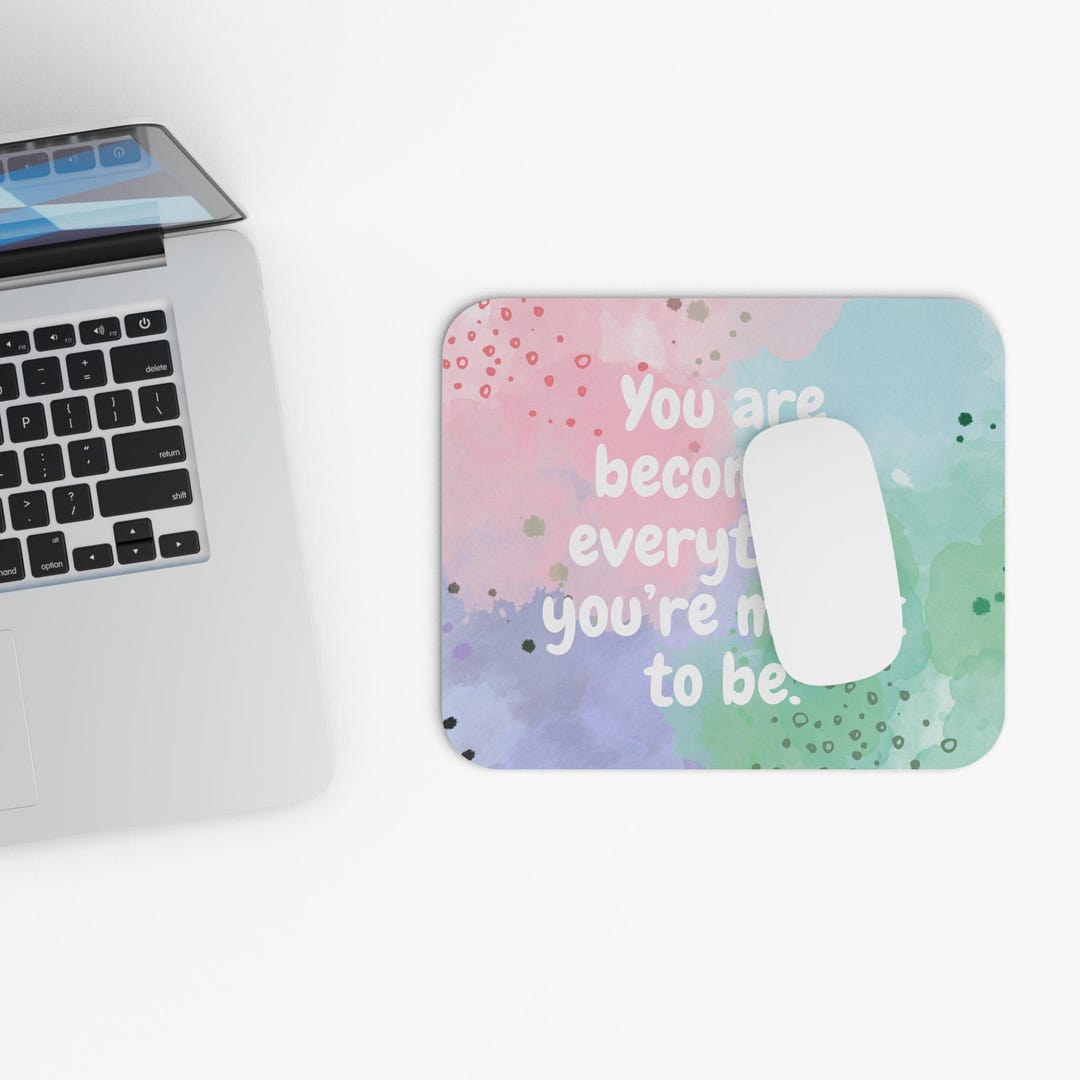 Inspirational Mouse Pad – Motivational Office Desk Accessory - Etsy