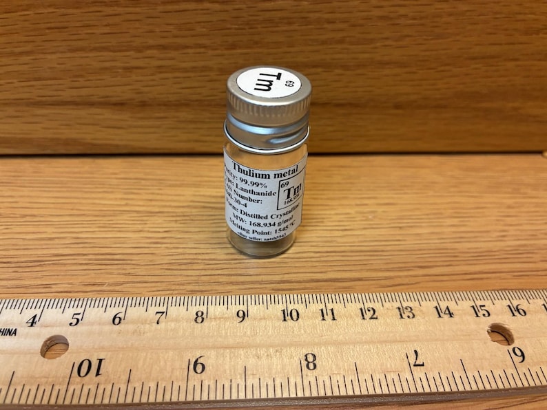 Thulium Metal: 10 Grams Rare Earth Dendritic Sample - Etsy