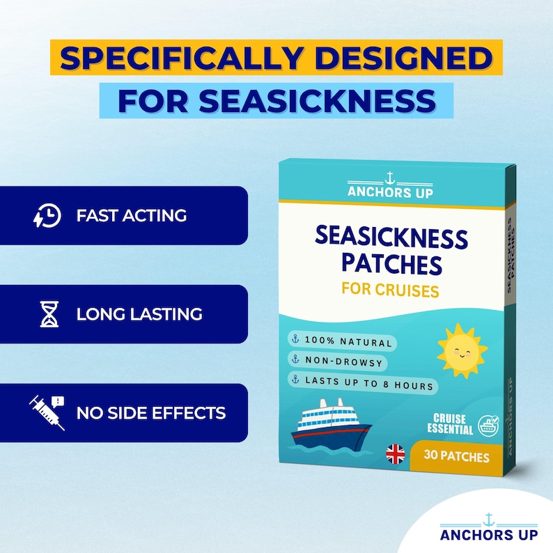 Motion and Sea Sickness Patches for Cruises - Natural Relief for ...