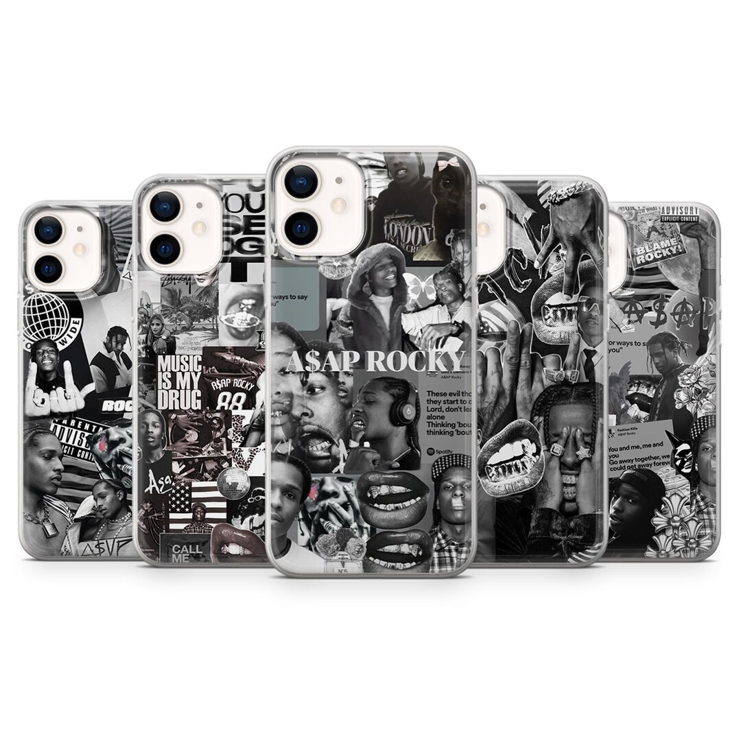 Asap Rocky Phone Case Rapper Hip Hop Cover for iPhone 16E 15 14 13 12 ...