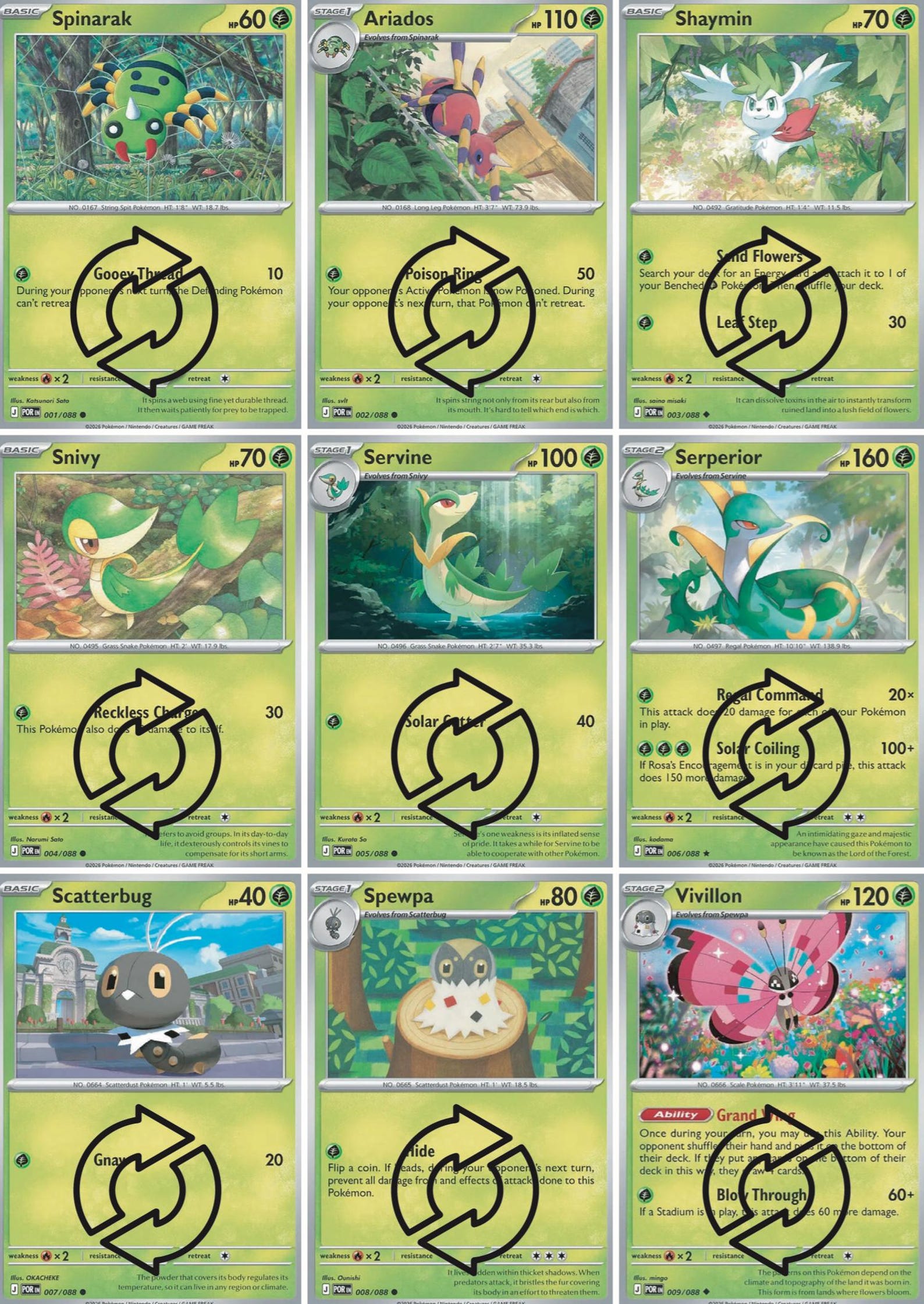 Pokémon Perfect Order Master Set Binder Placeholders + Checklist ...