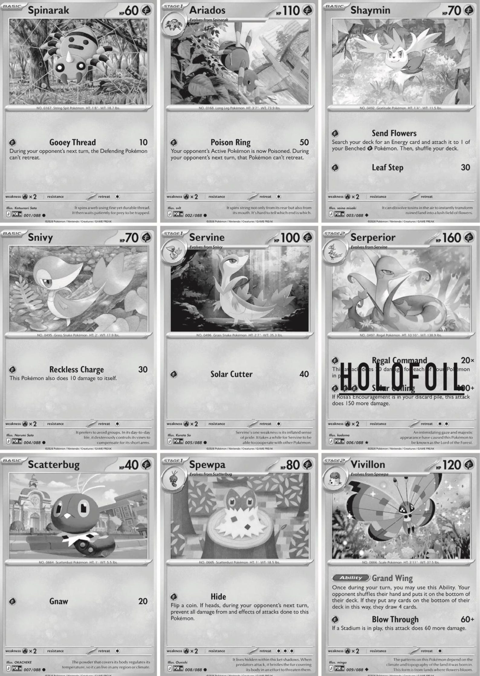 Pokémon Perfect Order Master Set Binder Placeholders + Checklist ...