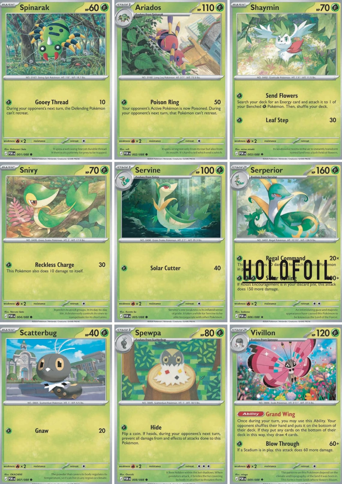 Pokémon Perfect Order Master Set Binder Placeholders + Checklist ...