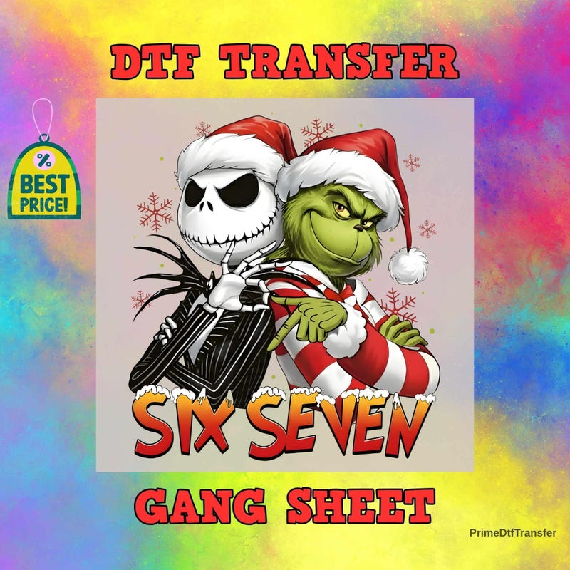Grinch Jack Transfers - Etsy