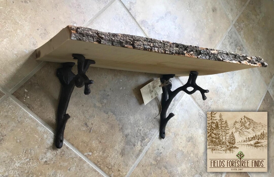 Fields Forestree Finds Hand Crafted 16" Live Edge Poplar Wood Wall ...