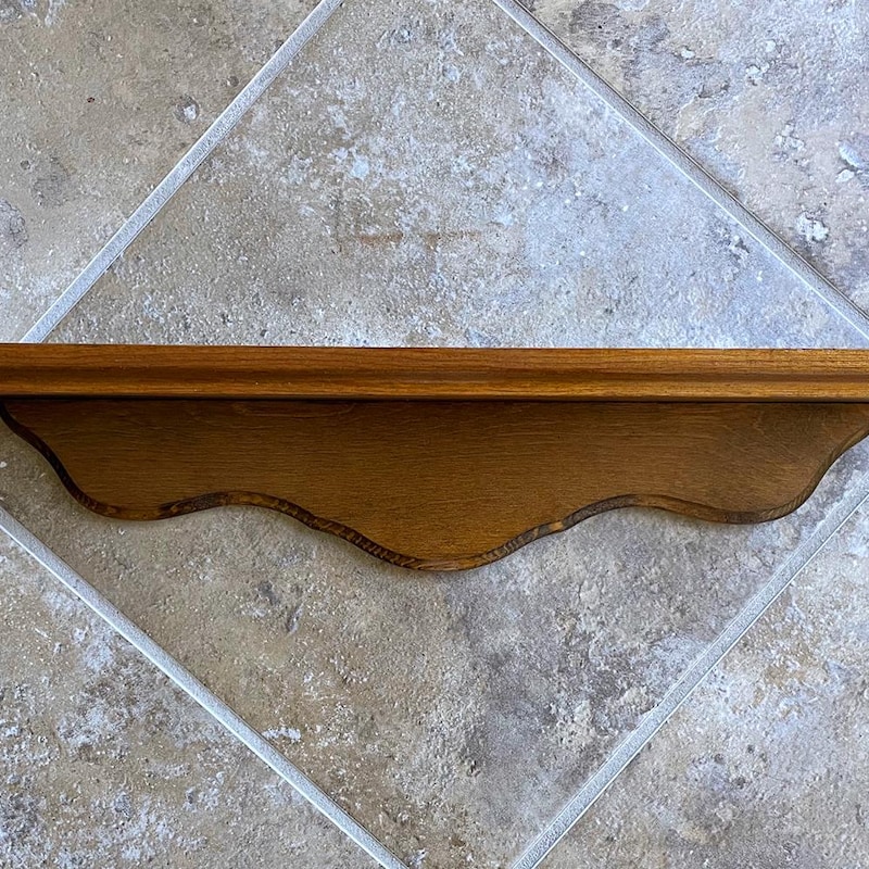 Shelf With Plate Groove - Etsy