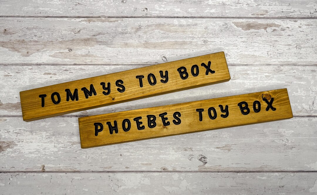 Personalised Toy Box Sign - Etsy