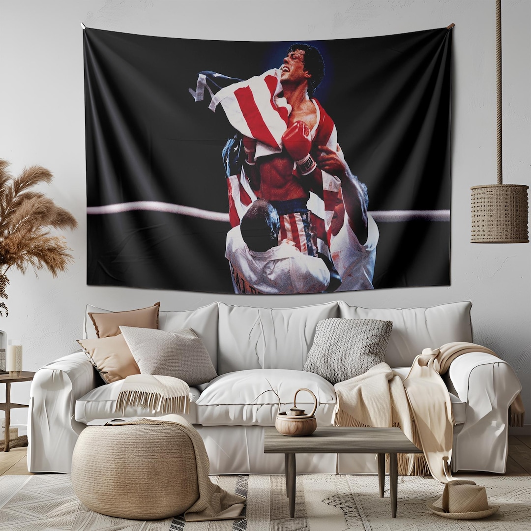 Rocky Balboa Wall Tapestry | Boxing Movie Art - Etsy