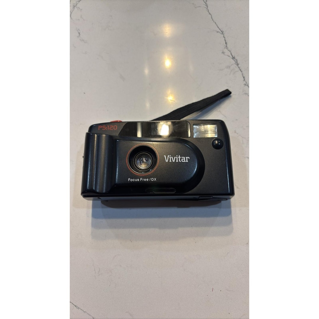 Vivitar PS:120 35mm Focus Free Film Camera With Flash W/ Case - Etsy