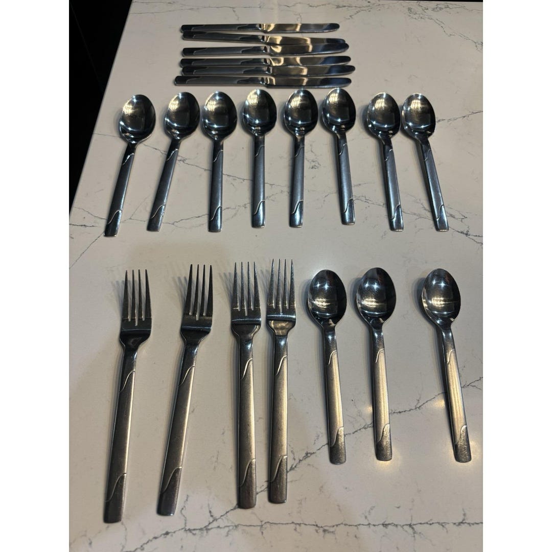 Cambridge Stainless Flatware Silverware Vintage MISC 21 Pieces - Etsy