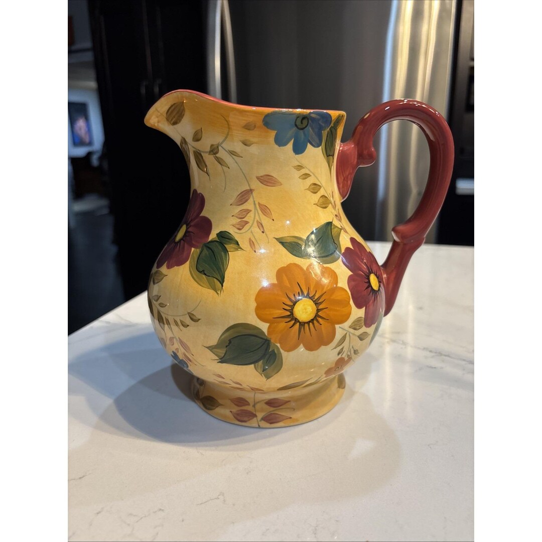 Oneida Sunset Bouquet Pitcher - Etsy