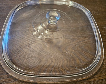 Pyrex A-12-C GLASS REPLACEMENT Casserole Glass LID 9 5/8" Corning ...