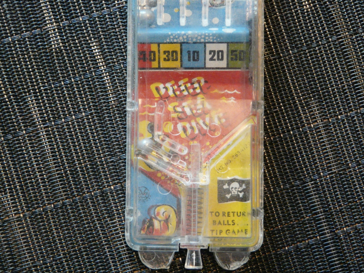 Vintage Marx Deep Sea Dive Pinball Game - Etsy