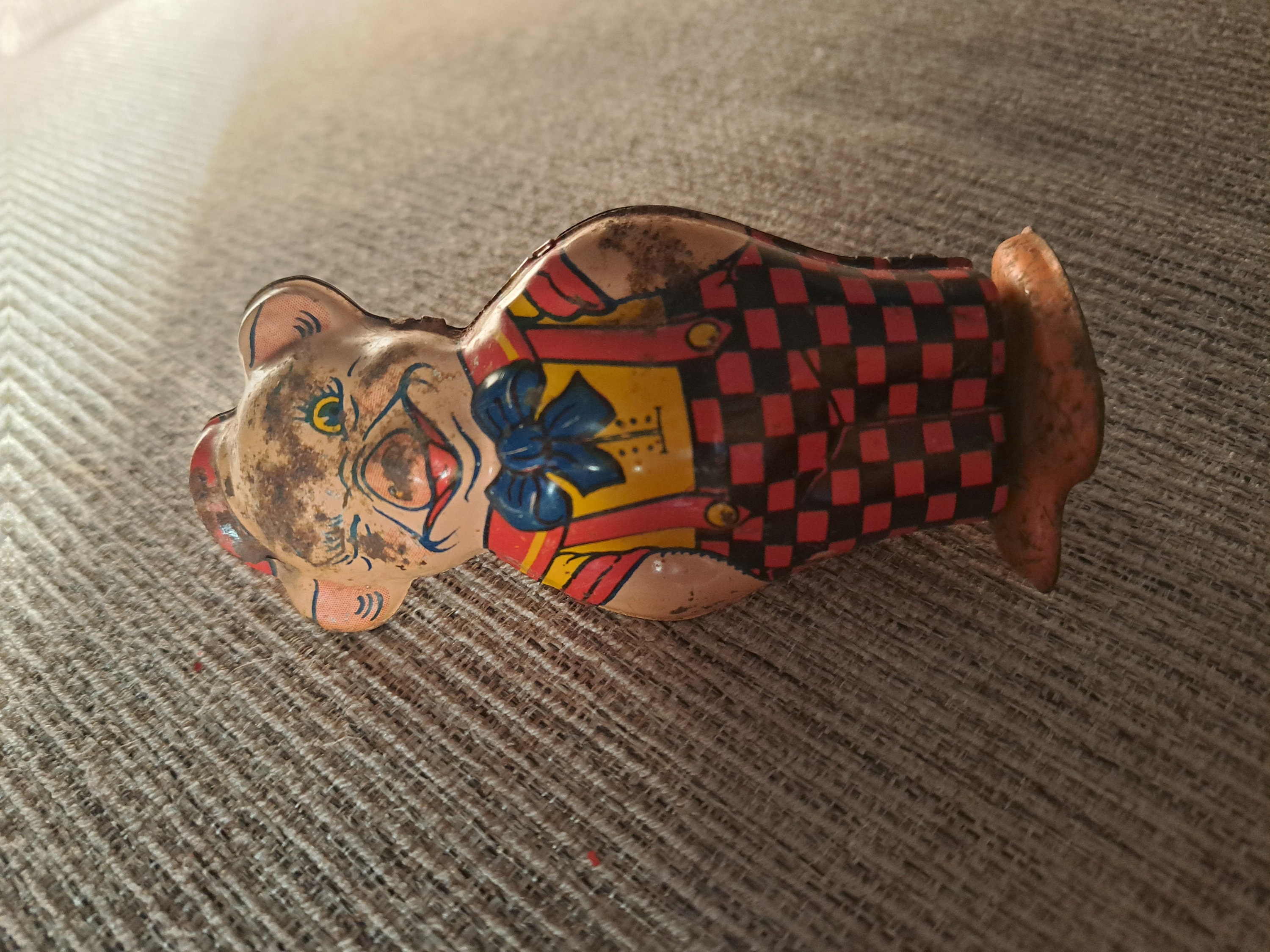 Vintage J Chein & Co. Tin Toy Wind up Pig - Etsy
