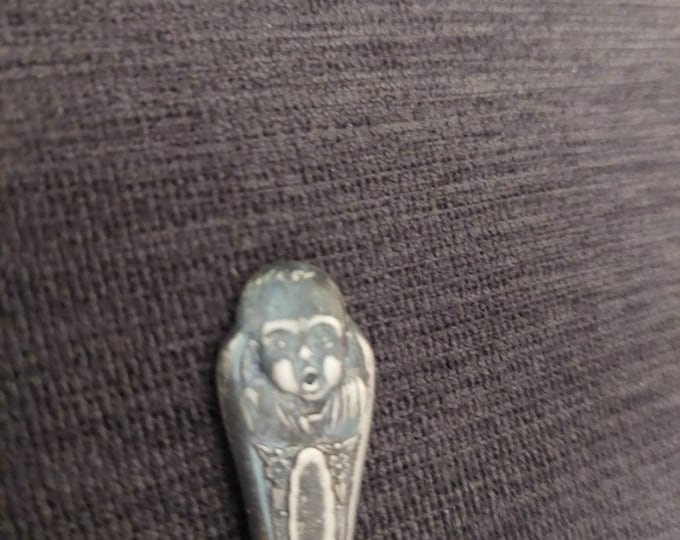 Mid Century Gerber Baby Emblem Spoon Floral Motif Long Handle Marked ...