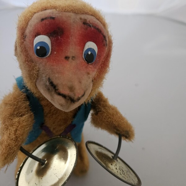 Monkey With Cymbals - Etsy