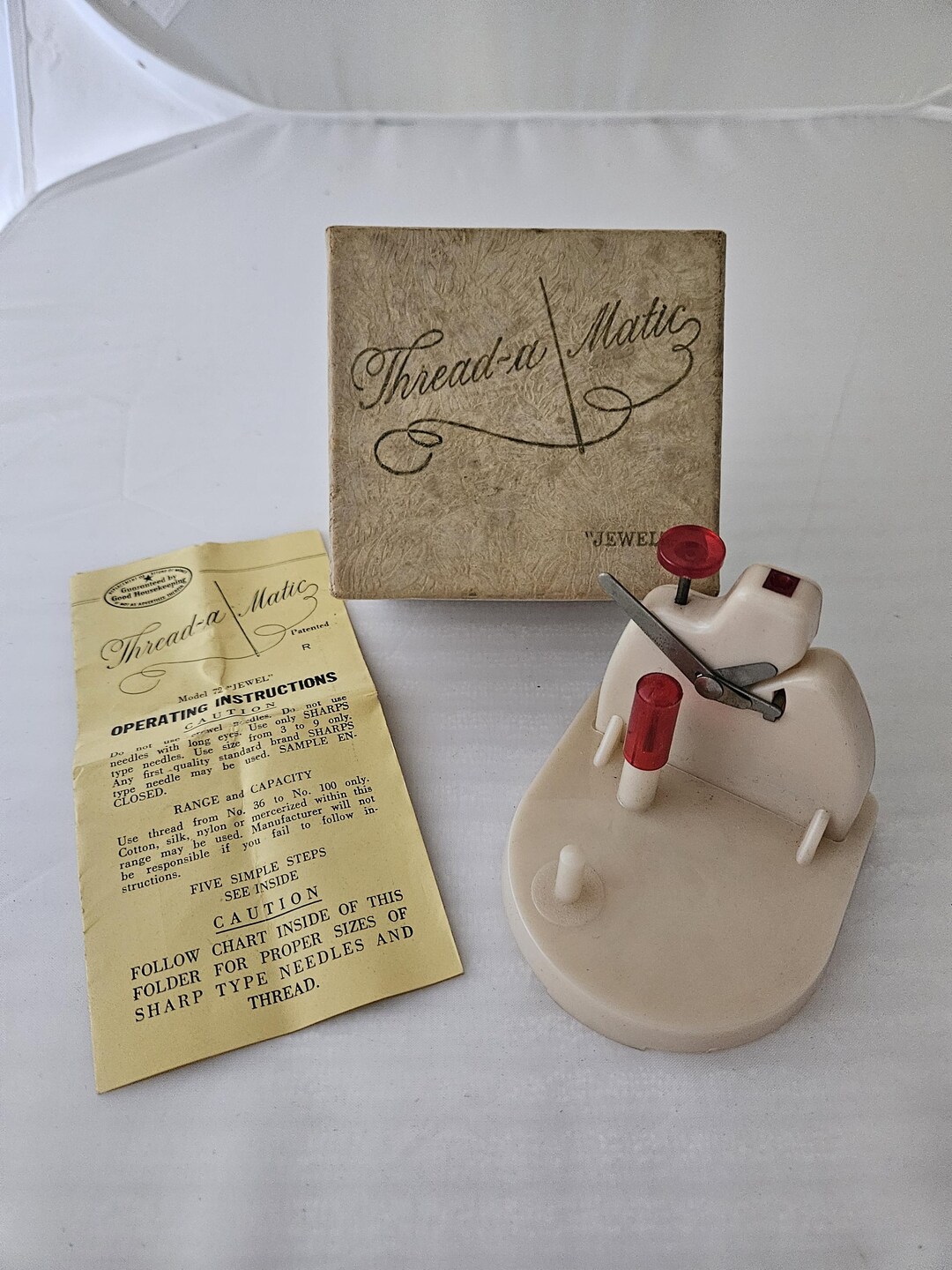 Vintage Thread-a-matic in Original Box With Instructions - Etsy