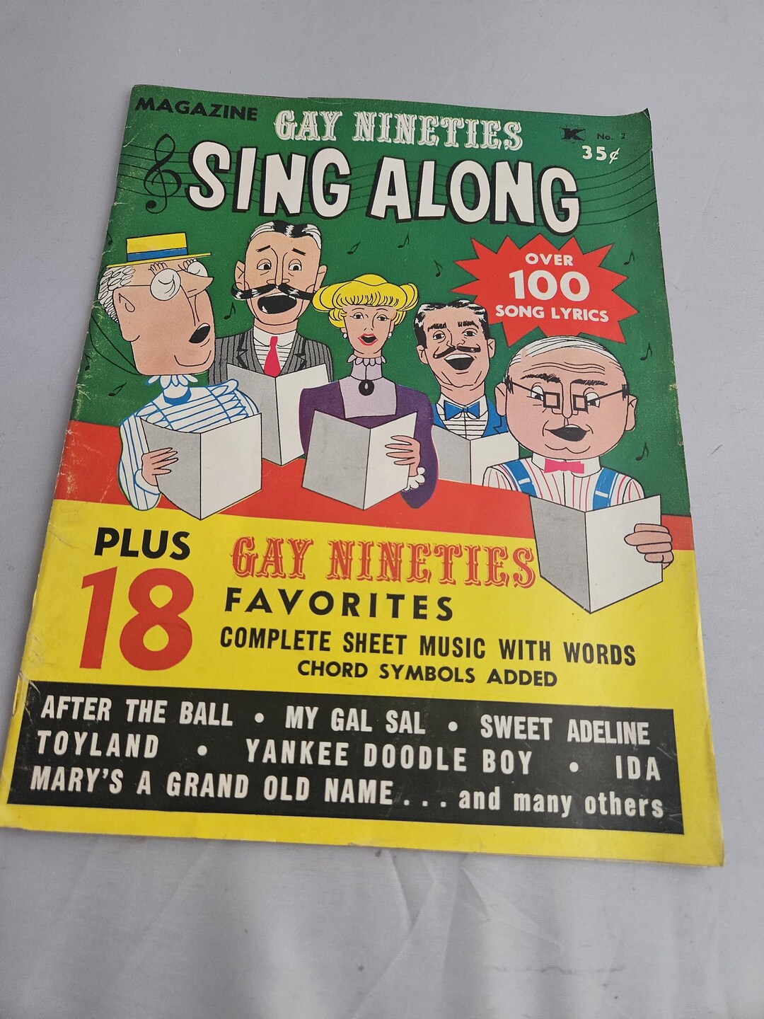 Gay Nineties Sing Along Magazine, 1962 - Etsy