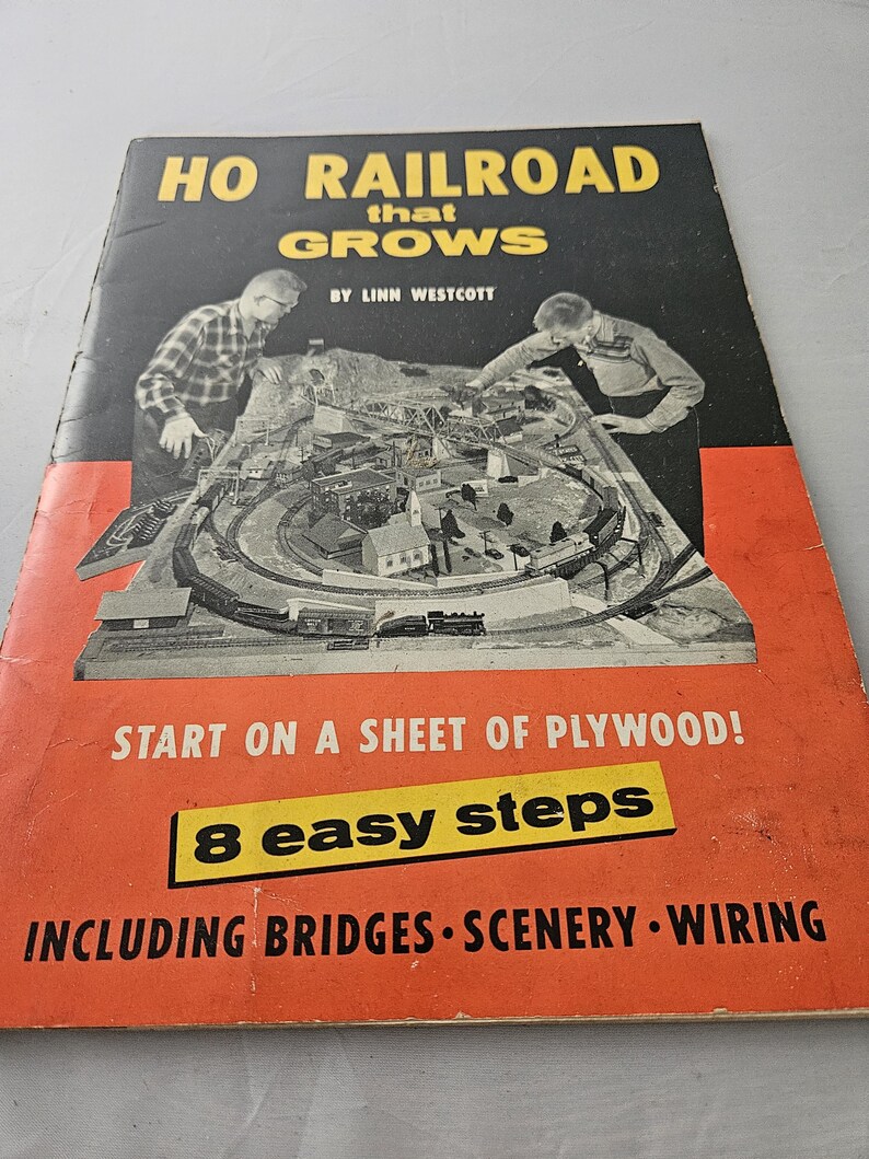 HO Railroad That Grows by Linn Westcott 1958 - Etsy