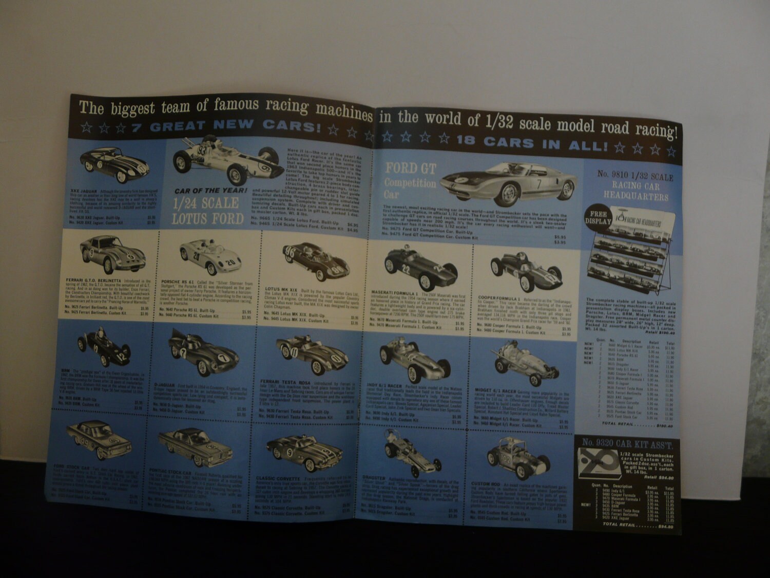 Strombecker Official Road Racing Catalog | Etsy