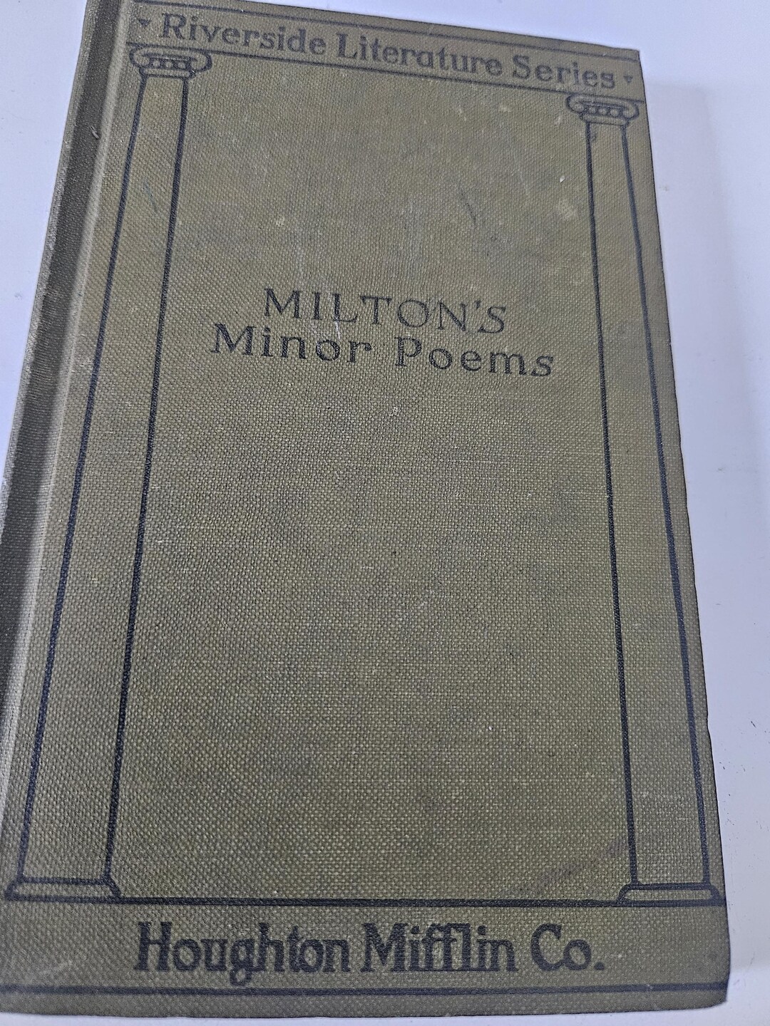 Milton's Minor Poems, 1914, Riverside Literature Series - Etsy